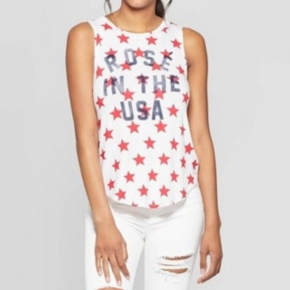 Grayson Threads | Tops | 498 Grayson Thread Rose In The Usa Tank Top 2x ...